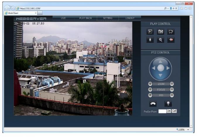 High Resolution P2P IP Camera , Stable WIFI connection 20M Max IR distance